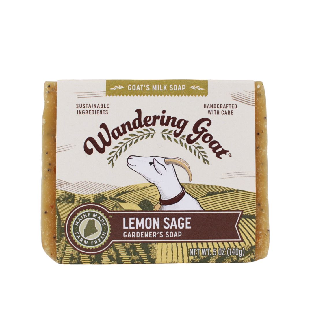 Gardener's Lemon & Sage Goat Milk Soap – Wandering Goat